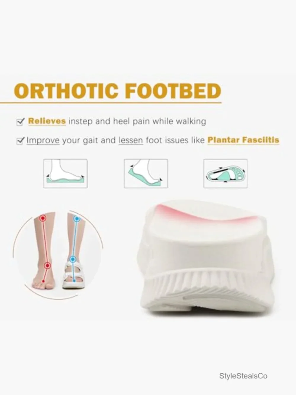 Shoes | Orthopedic Walking Sandals With Arch Support Recovery Sport ...